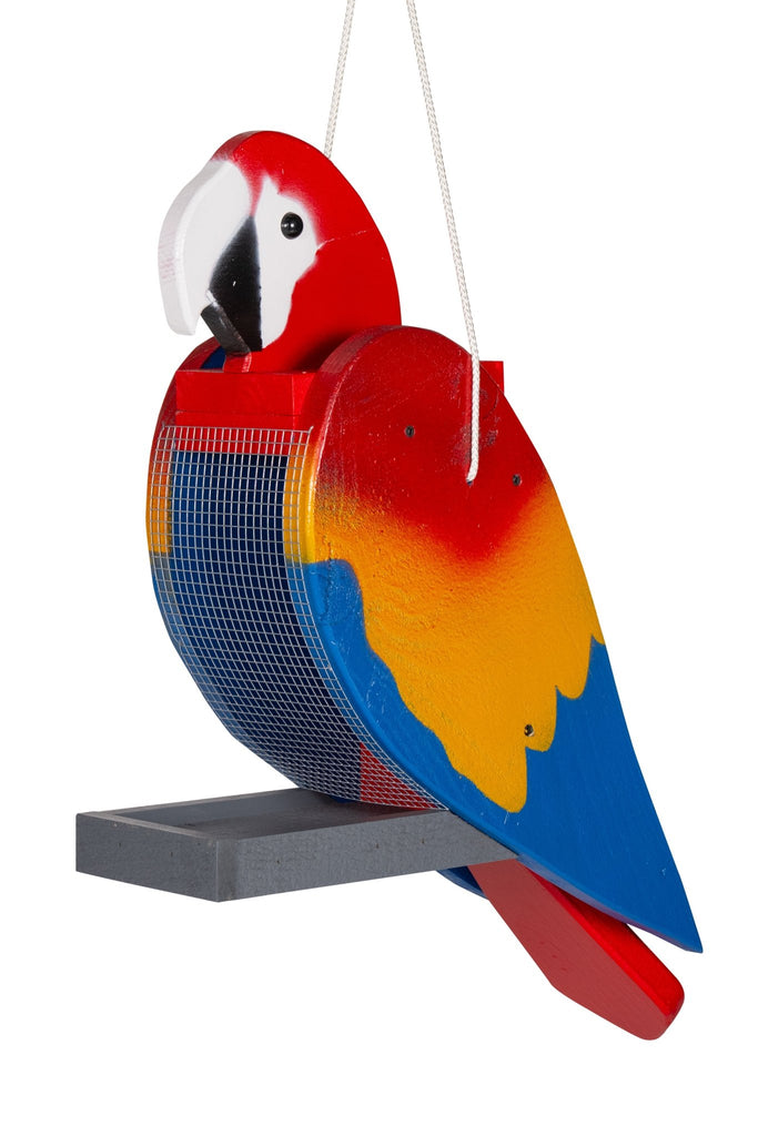 Bird Feeder MACAW BIRD FEEDER - Large & Bright Parrot with EZ Open Top ...