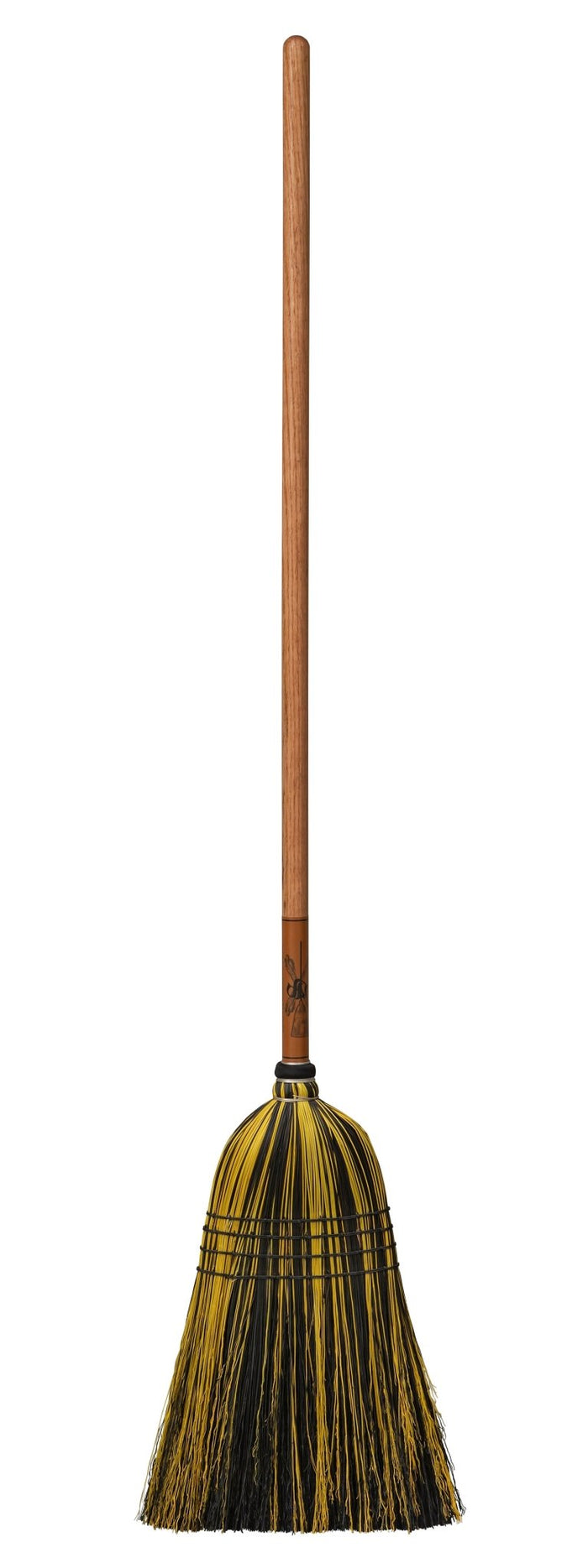 Broom AUTHENTIC AMISH MULTI COLOR BROOM - Heavy Duty Corn Straw & Solid ...
