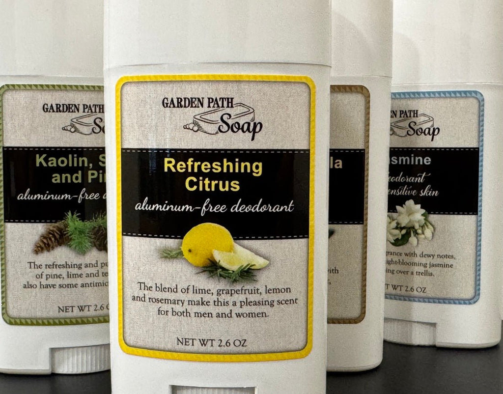 Deodorant CITRUS ALUMINUM FREE DEODORANT - Blend of Lime Grapefruit ...