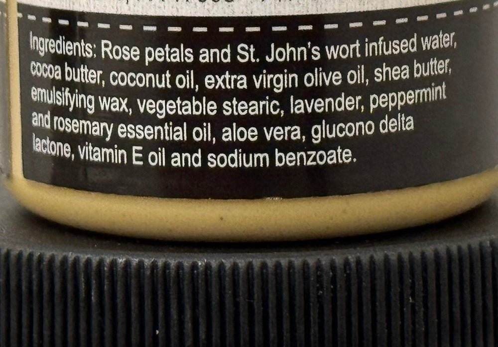 SUNBURN SOOTHER CREAM - Amish Handcrafted Lotion with Aloe Vera ...