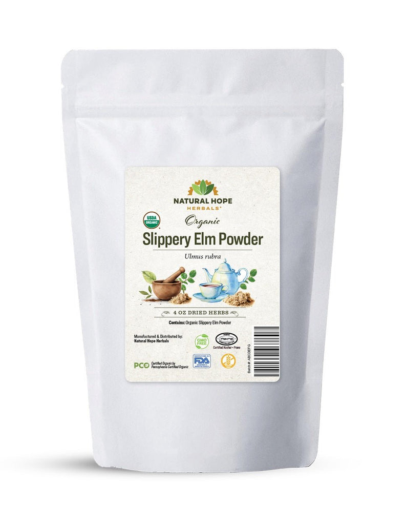 Herbal Supplement SLIPPERY ELM POWDER - Organic Dried Single Ingredient ...
