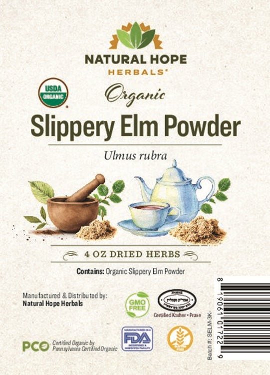 Herbal Supplement SLIPPERY ELM POWDER - Organic Dried Single Ingredient ...