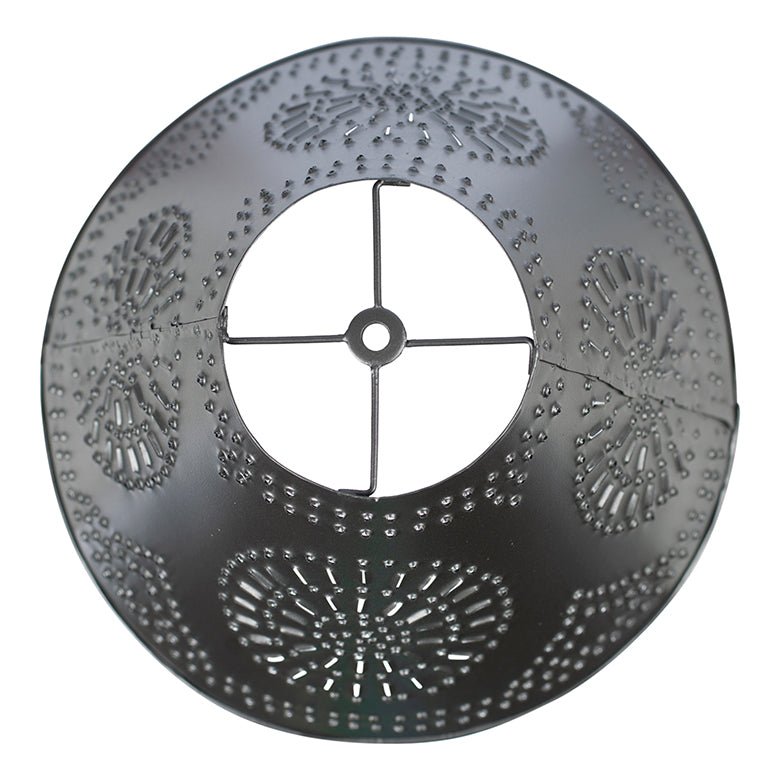 lamp shade Flared Metal Lamp Shade | Hand-Punched Chisel Design in ...