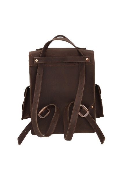 Leather Backpack LARGE HIGHLAND BACKPACK - Adjustable for Backpack or ...