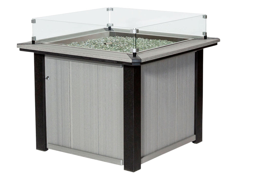 Outdoor Furniture KENSINGTON 35" FIRE PIT TABLE - Amish Handcrafted ...
