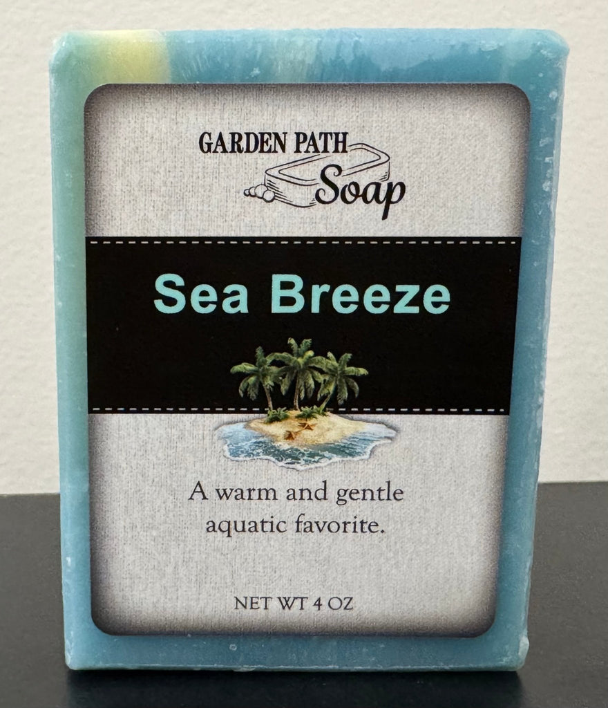 SEA BREEZE BAR SOAP - Amish Handmade All Natural Clean Ocean Scent ...