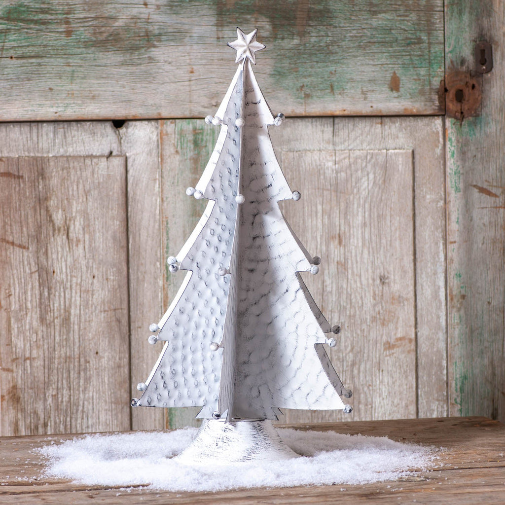 Primitive Tin Christmas Tree for Table or Mantle Display – Saving Shepherd