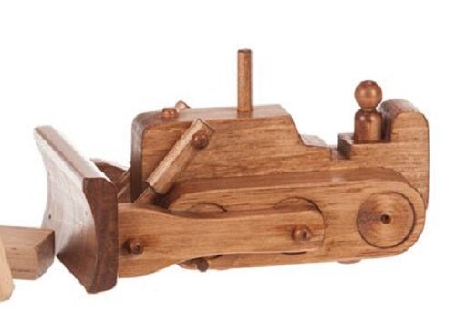 Handmade Toys | Maple Wood Bulldozer | Shop Now! – Saving Shepherd