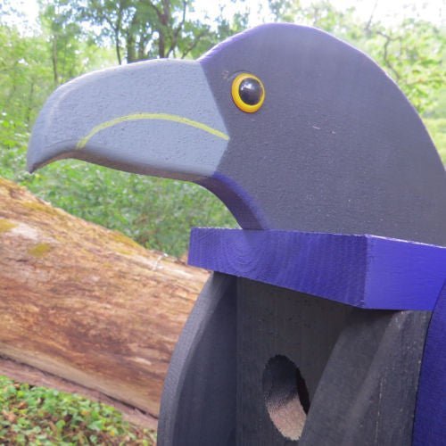 Birdhouse BALTIMORE RAVEN Amish Handmade Lawn & Garden Decor – Saving ...