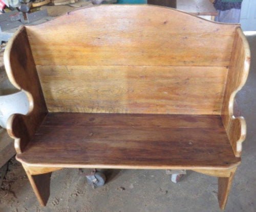 Primitives DEACON BENCH Pennsylvania Dutch Antique – Saving Shepherd
