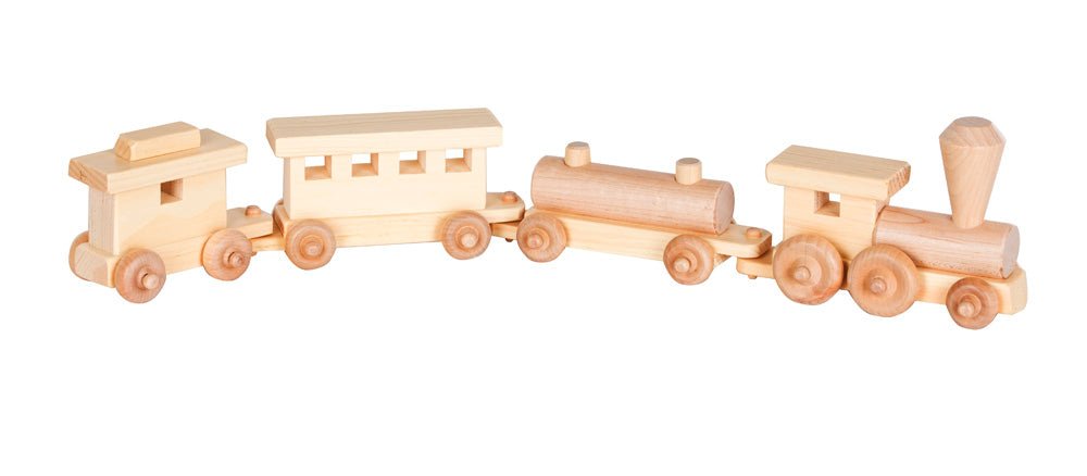 Handmade Toys | 2 Foot Wood Train Set | Shop Now! – Saving Shepherd
