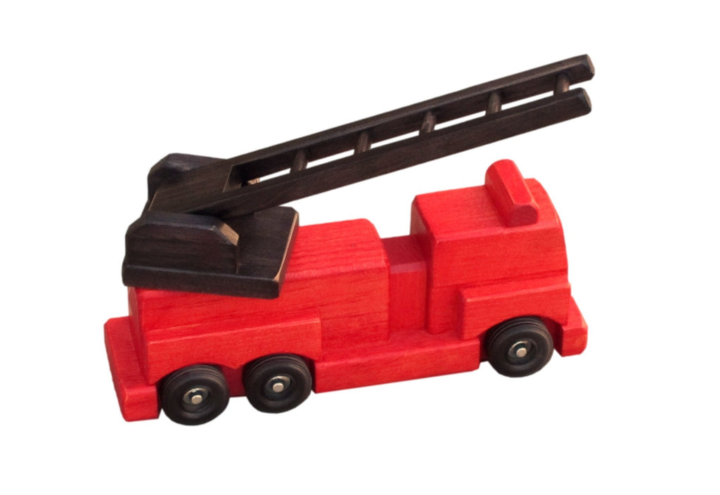 Handmade Toys | Wood Red Fire Engine Truck | Shop Now! – Saving Shepherd
