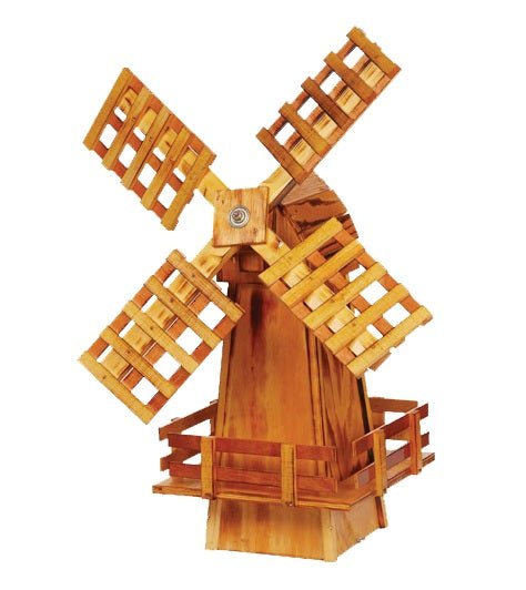 Windmill 30" Wooden Dutch Wind Mill Amish Handmade – Saving Shepherd