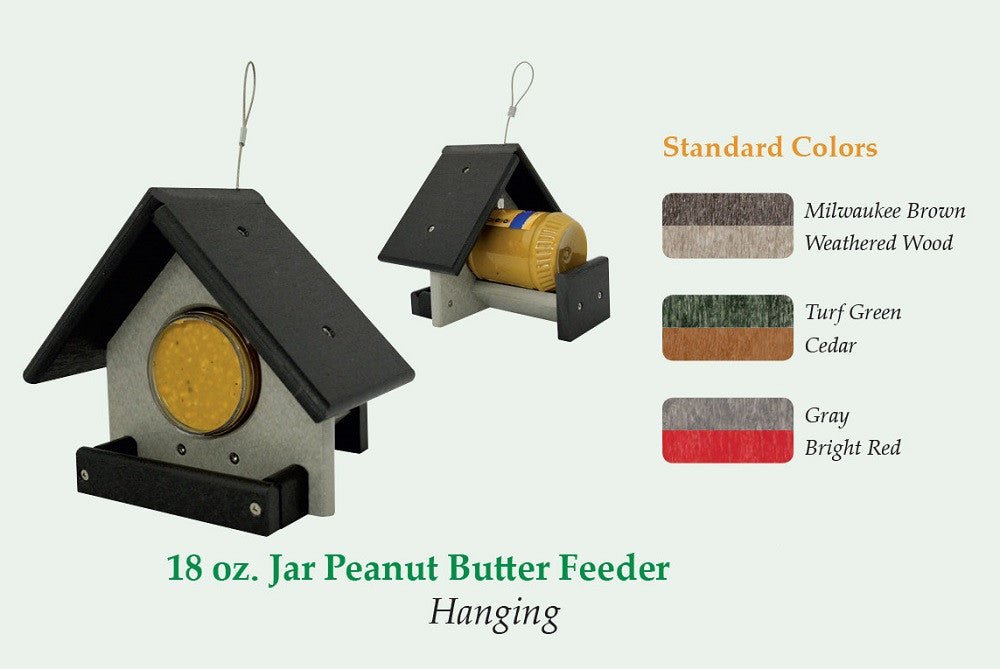 Bird Feeder PEANUT BUTTER JAR BIRD FEEDER – Saving Shepherd