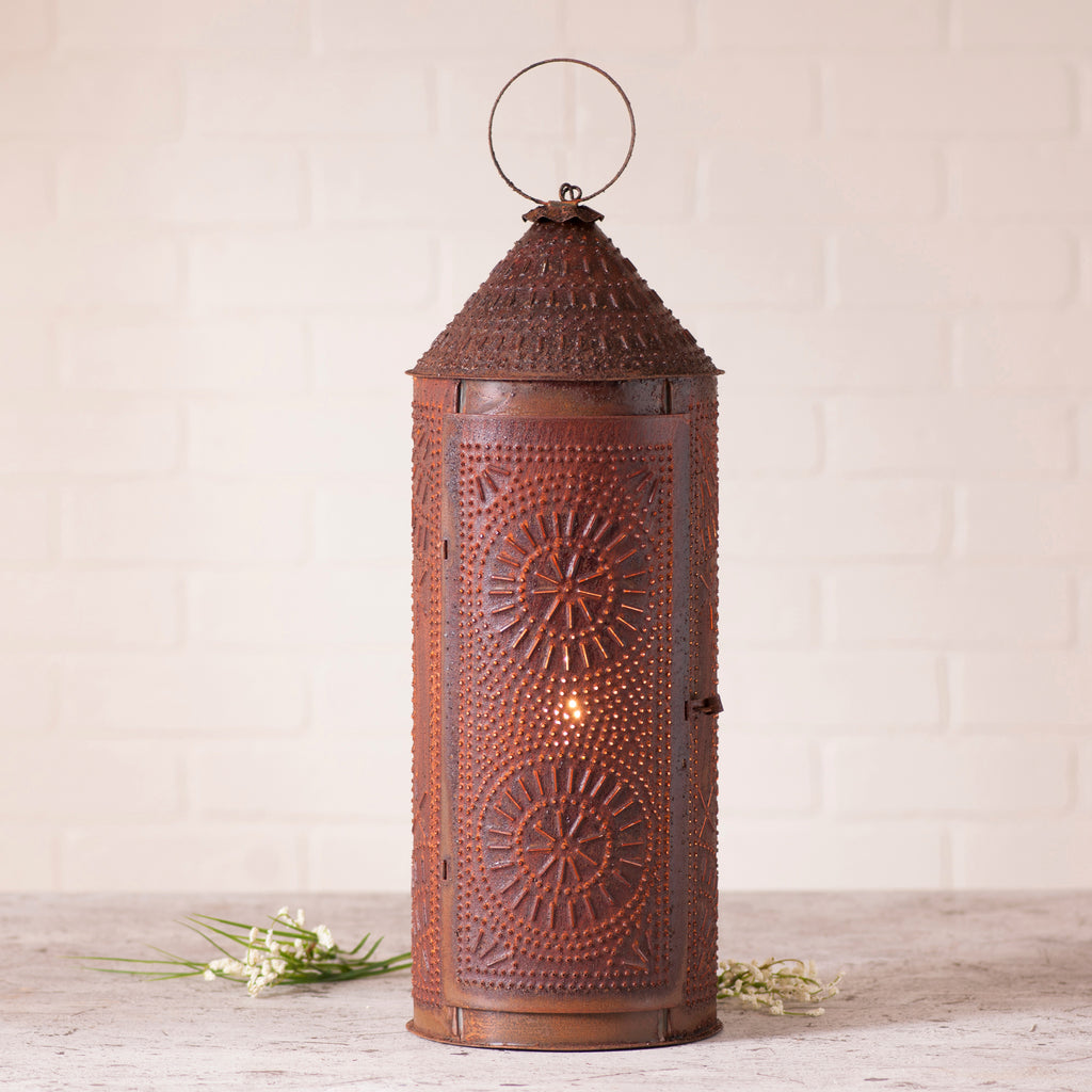 Country Lighting Primitive Colonial Chimney 22" Lantern – Saving Shepherd