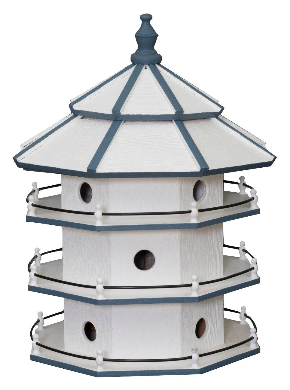 Birdhouse 3-Story PURPLE MARTIN BIRDHOUSE - Large 12 Room – Saving Shepherd