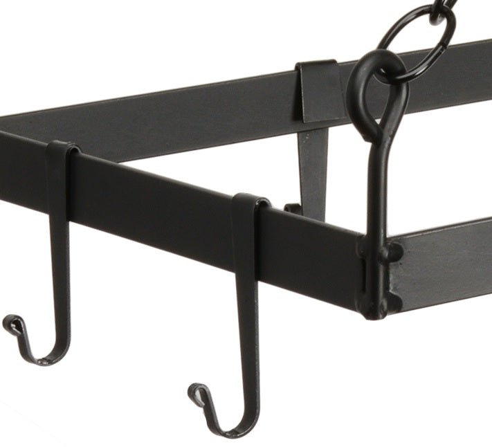 Pot & Pan Rack HANGING POT & PAN RACK ~ Wrought Iron – Saving Shepherd