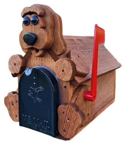 Mailbox DOG MAILBOX - Amish Handmade Puppy Mail Box – Saving Shepherd