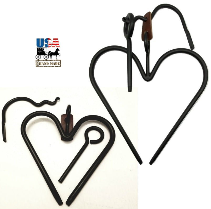 Wrought Iron HEART DINNER BELL SET - Wrought Iron Chime – Saving Shepherd