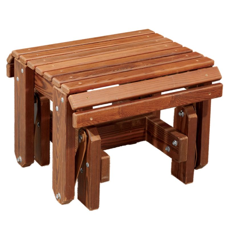 Chairs PATIO GLIDER OTTOMAN Red Cedar Outdoor Footstool – Saving Shepherd