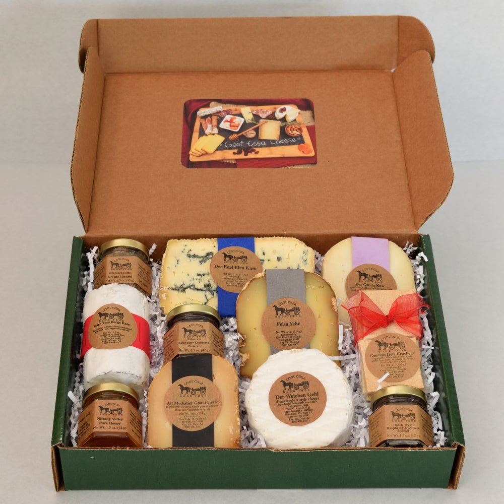 Food Gift Baskets PREMIUM SNACK BOX - 6 Artisanal Cheeses – Saving Shepherd