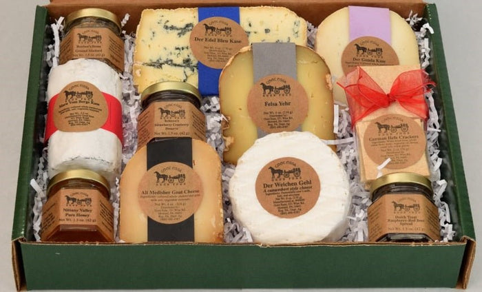 Food Gift Baskets PREMIUM SNACK BOX - 6 Artisanal Cheeses – Saving Shepherd