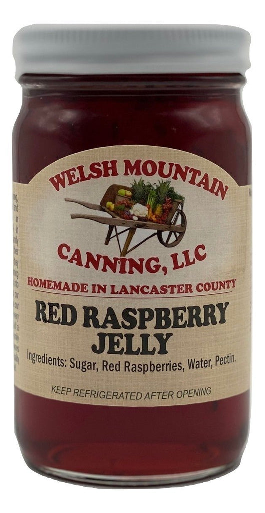 Jelly RED RASPBERRY JELLY - Amish Homemade Fruit Spread USA – Saving ...