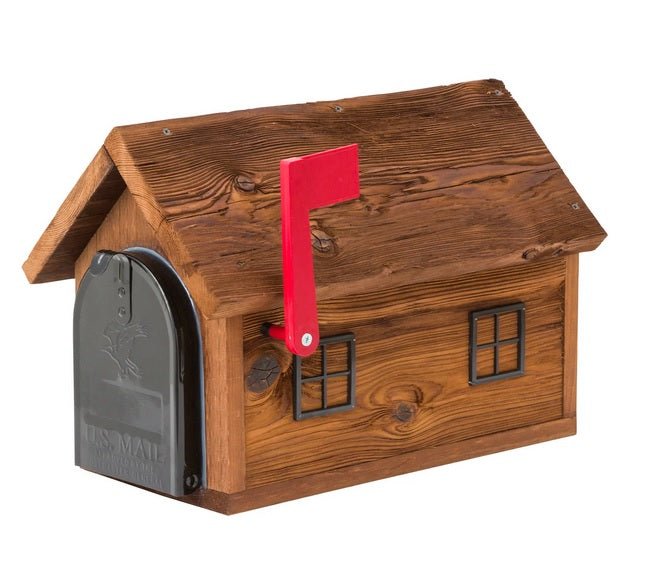 Mailbox COUNTRY CABIN MAILBOX - Amish Handmade Rustic – Saving Shepherd