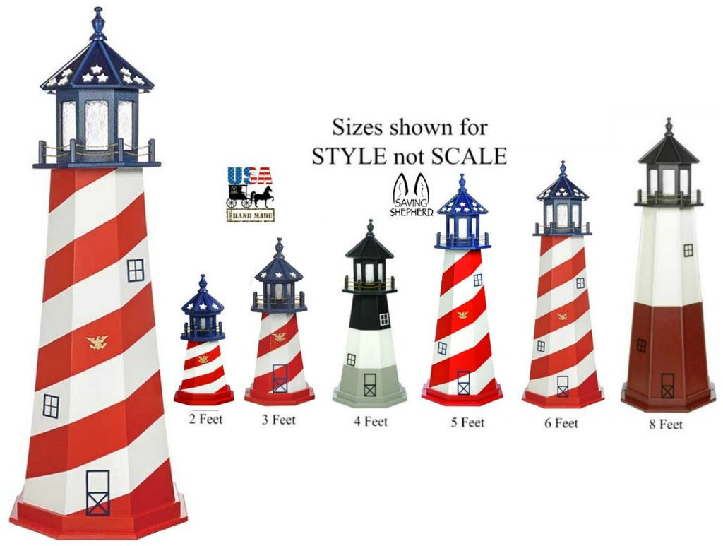 Lighthouse PATRIOTIC CAPE HATTERAS LIGHTHOUSE – Saving Shepherd