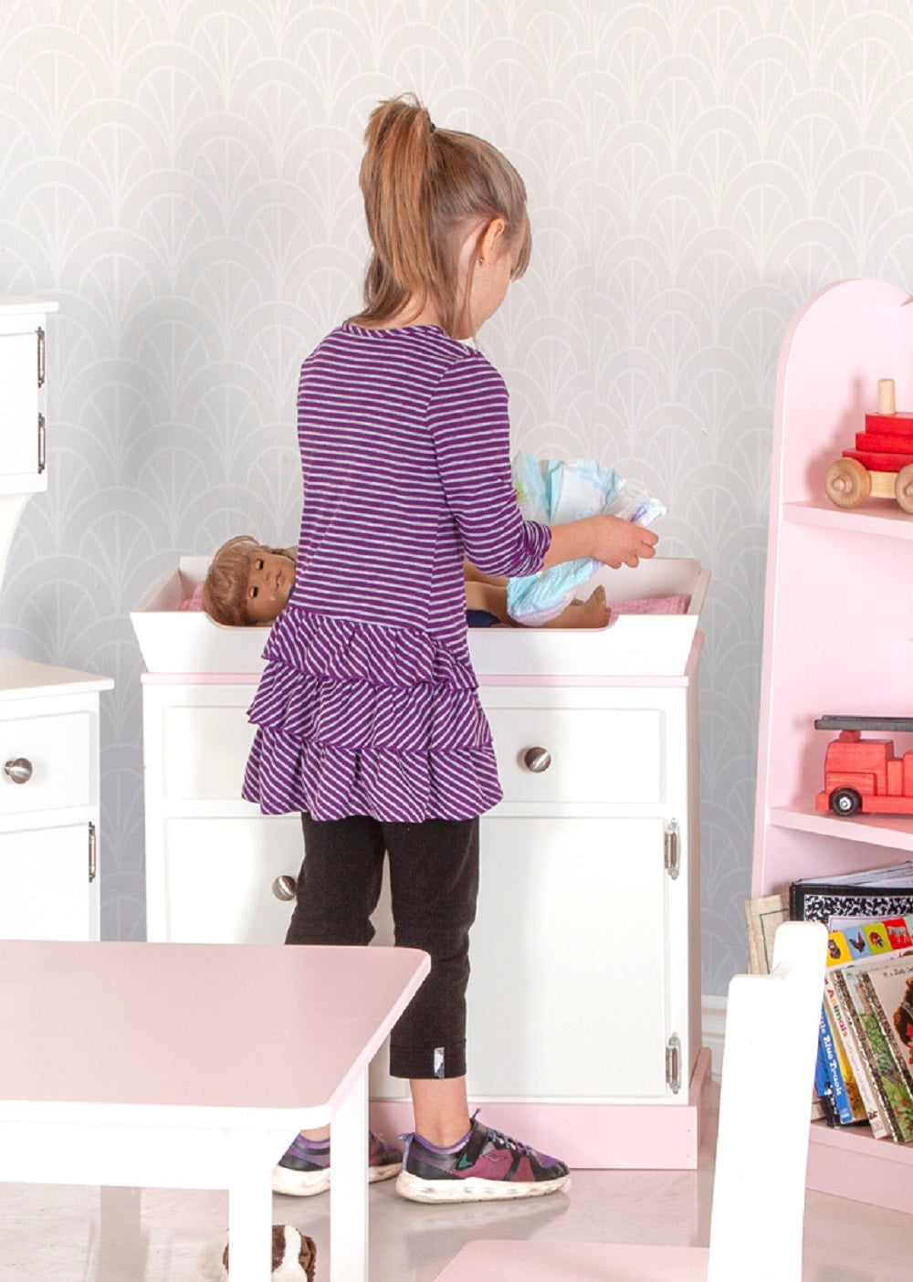Doll Furniture DELUXE DOLL CHANGING TABLE - Amish Handmade – Saving ...