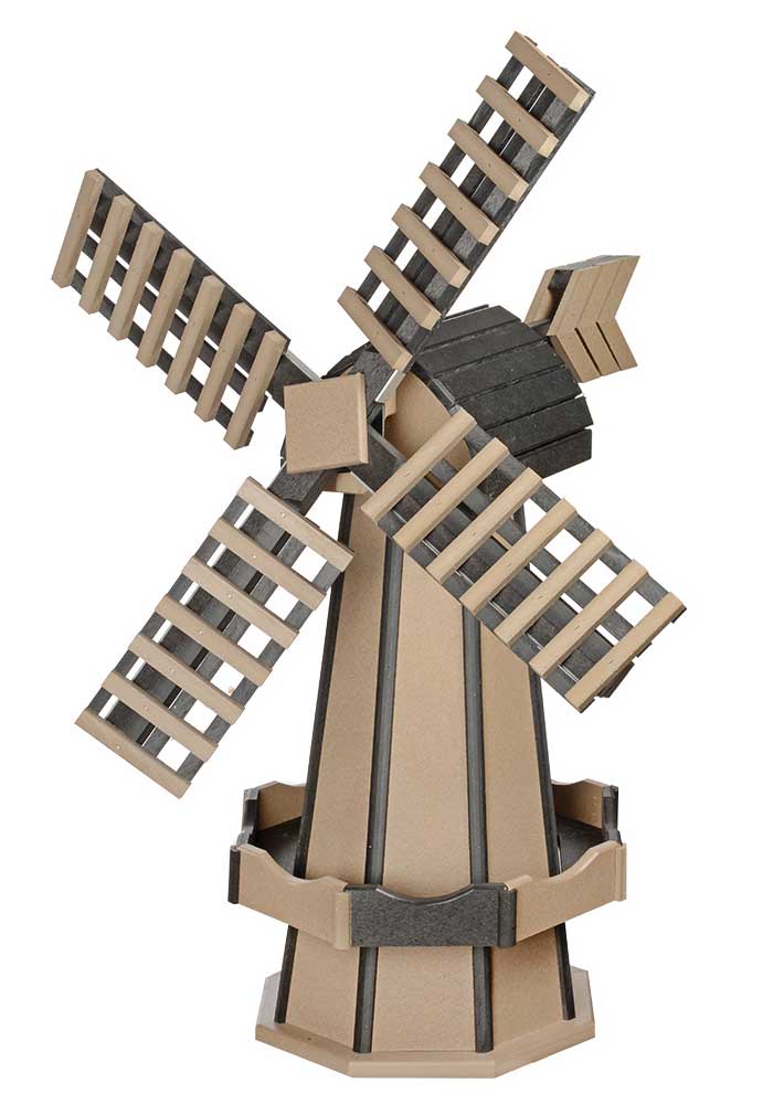 Windmill 60" POLY WINDMILL Working Dutch Garden Weather Vane – Saving ...