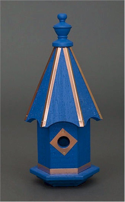 Birdhouses BIRDHOUSE with BIRD FINIAL - 7 Vibrant Colors – Saving Shepherd