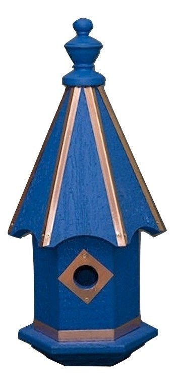 Birdhouses BIRDHOUSE with BIRD FINIAL - 7 Vibrant Colors – Saving Shepherd