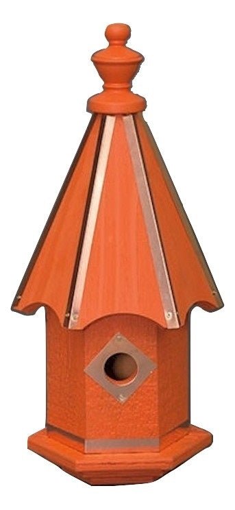 Birdhouses BIRDHOUSE with BIRD FINIAL - 7 Vibrant Colors – Saving Shepherd