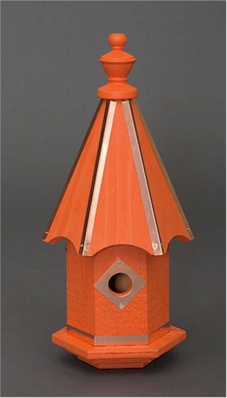 Birdhouses BIRDHOUSE with BIRD FINIAL - 7 Vibrant Colors – Saving Shepherd