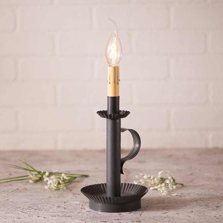 Country Lighting Classic Colonial Candlestick Accent Light in Kettle ...