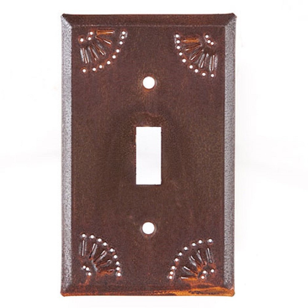 Primitives PUNCHED TIN SWITCH PLATES ~ Set of Five (5) – Saving Shepherd
